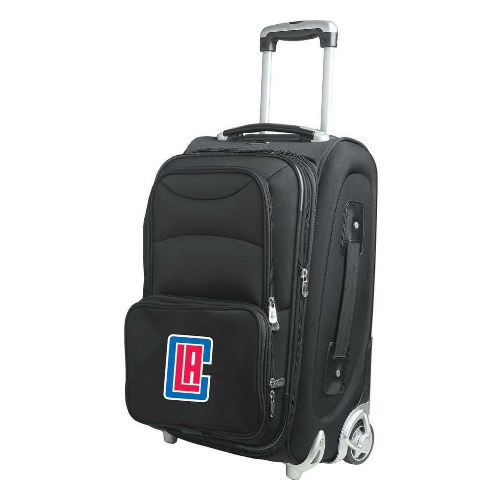Denco NBA Los Angeles Clippers 21 in. Black Carry-On Rolling Softside ...