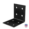 Simpson Strong-Tie HLPC 5 in. x 5 in. Black Powder-Coated Ornamental ...