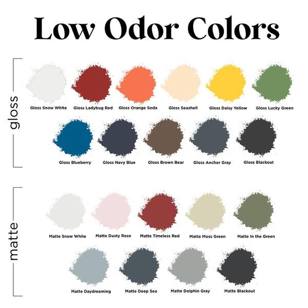 Rust Oleum Color Chart CUSTOM COLOR OPTIONS RUSTOLEUM OIL ENAMEL PAINT