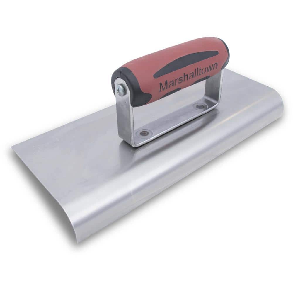 MARSHALLTOWN 10 in. x 4 in. Stainless Steel Edger with 1 in. Radius ...