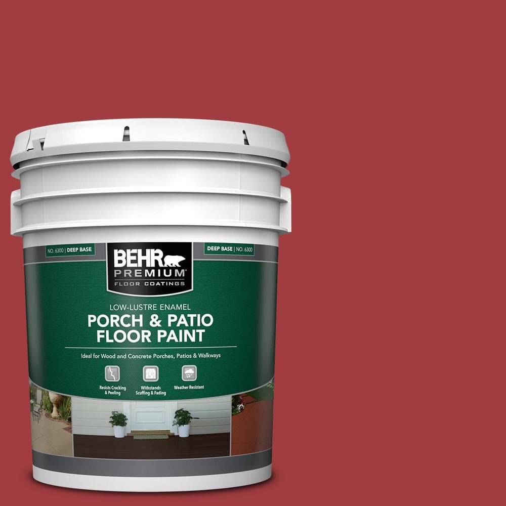 BEHR PREMIUM 5 gal. #S-G-150 Ruby Ring Low-Lustre Enamel Interior ...