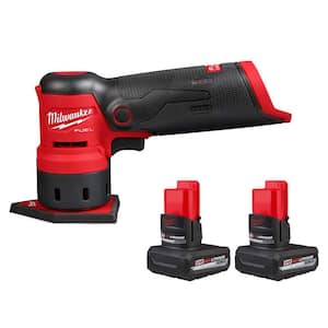 Milwaukee M12 FUEL Orbital Detail Sander (Tool-Only) w/M12 12-Volt ...