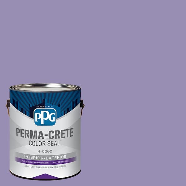 Perma-Crete Color Seal 1 gal. PPG1175-5 French Violet Satin Interior ...