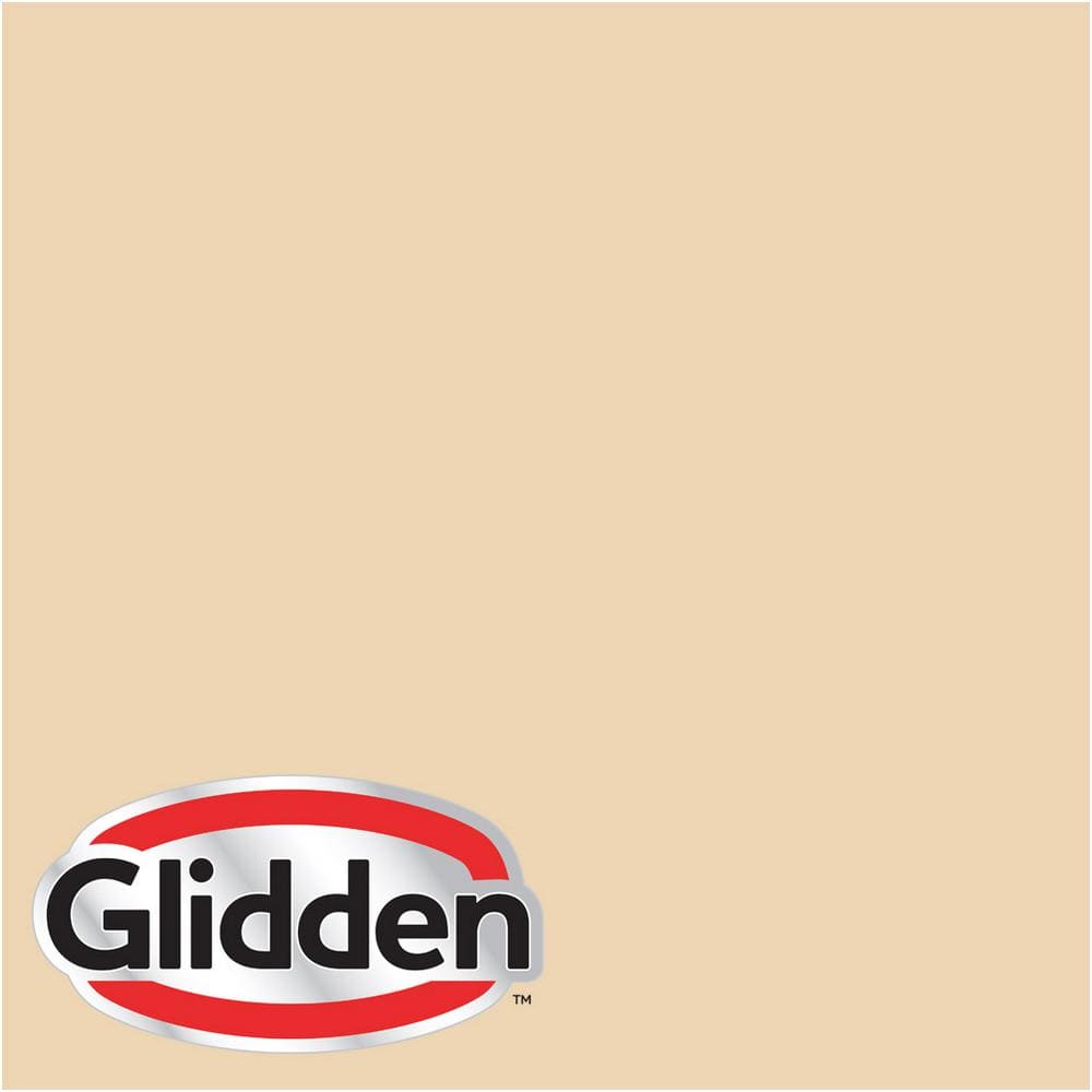 Glidden Premium 1 gal. #HDGY10 Ivory Cream Eggshell Interior Paint with ...