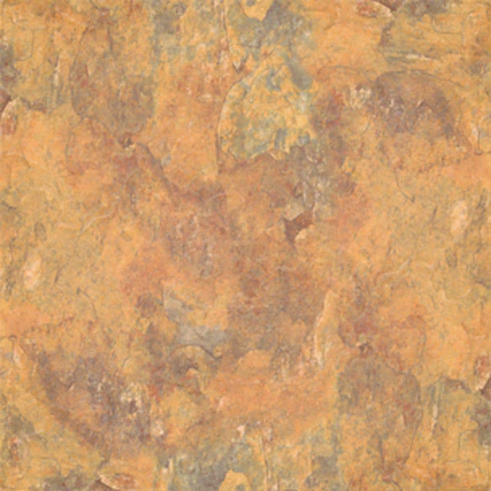 TrafficMaster Morocco Slate 12 in. W x 12 in. L Peel and Stick Water ...