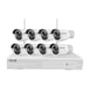 Revo Wireless HD 8-Channel 1TB NVR Smart Surveillance System with 8 ...