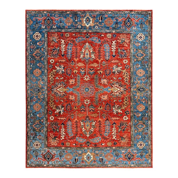 Solo Rugs Serapi Red 8 x 10 Tribal Wool Indoor Area Rug M1993-99 - The ...