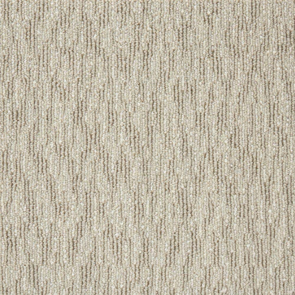 Natural Harmony 6 in. x 6 in. Pattern Carpet Sample - Oceanic Tweed ...