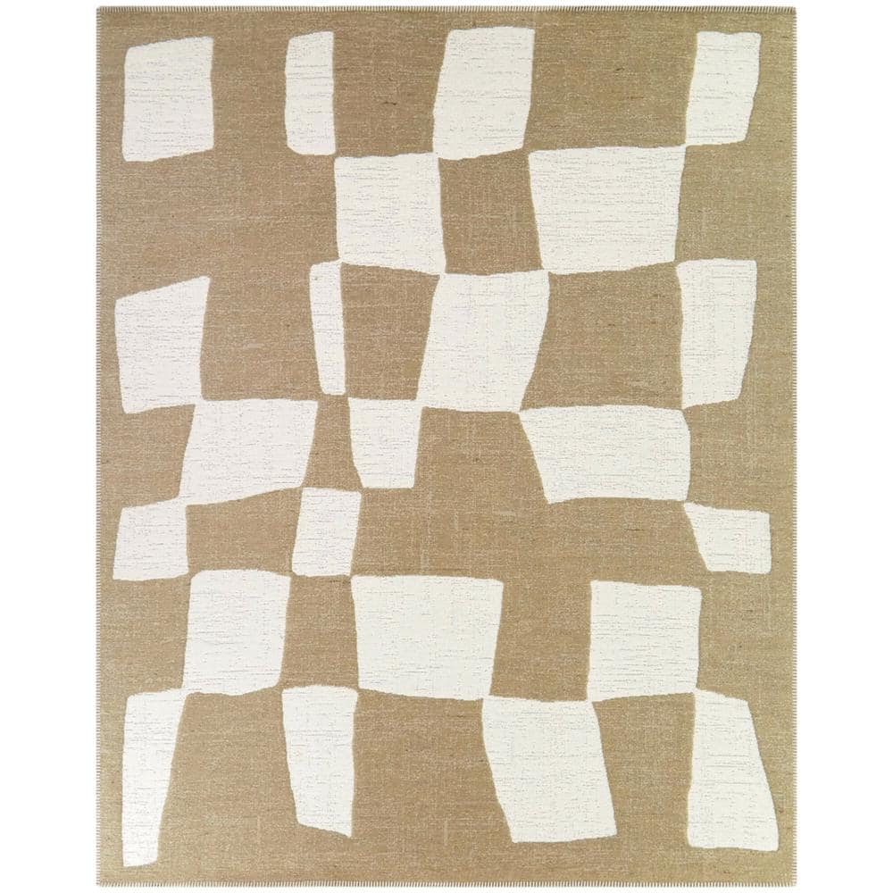 BALTA Jann Tan 8 ft. x 10 ft. Abstract Area Rug 3122659 - The Home Depot