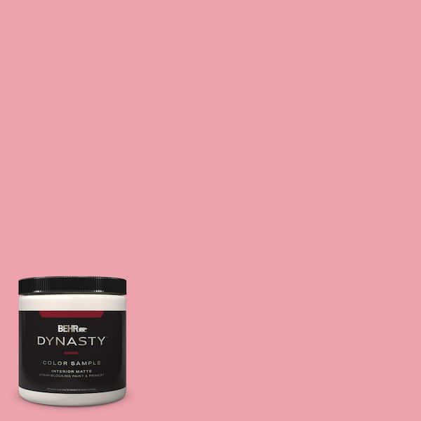 BEHR DYNASTY 8 oz. #P150-3 Pinque Matte Stain-Blocking Interior ...