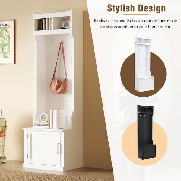 Slim hallway coat storage store