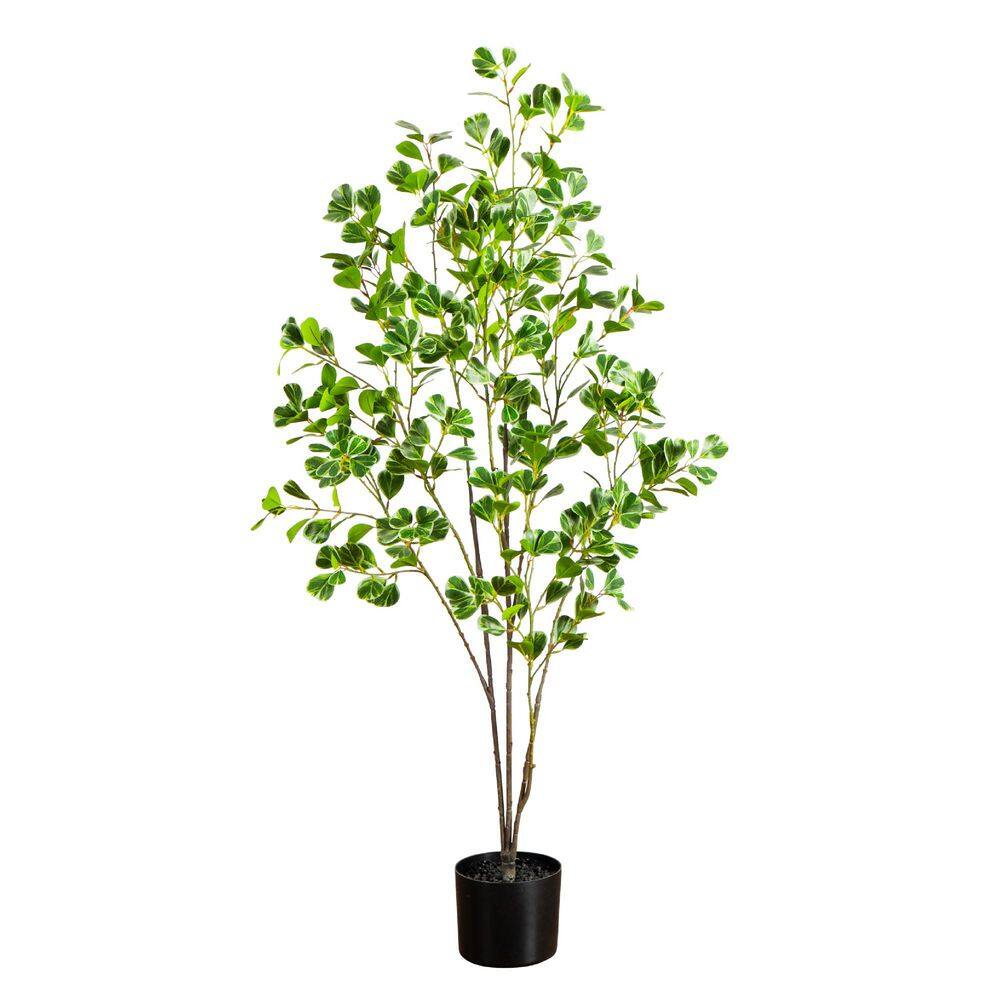 Nearly Natural 4ft. Artificial Heart Shaped Ficus Leaf Tree T5059 - The ...