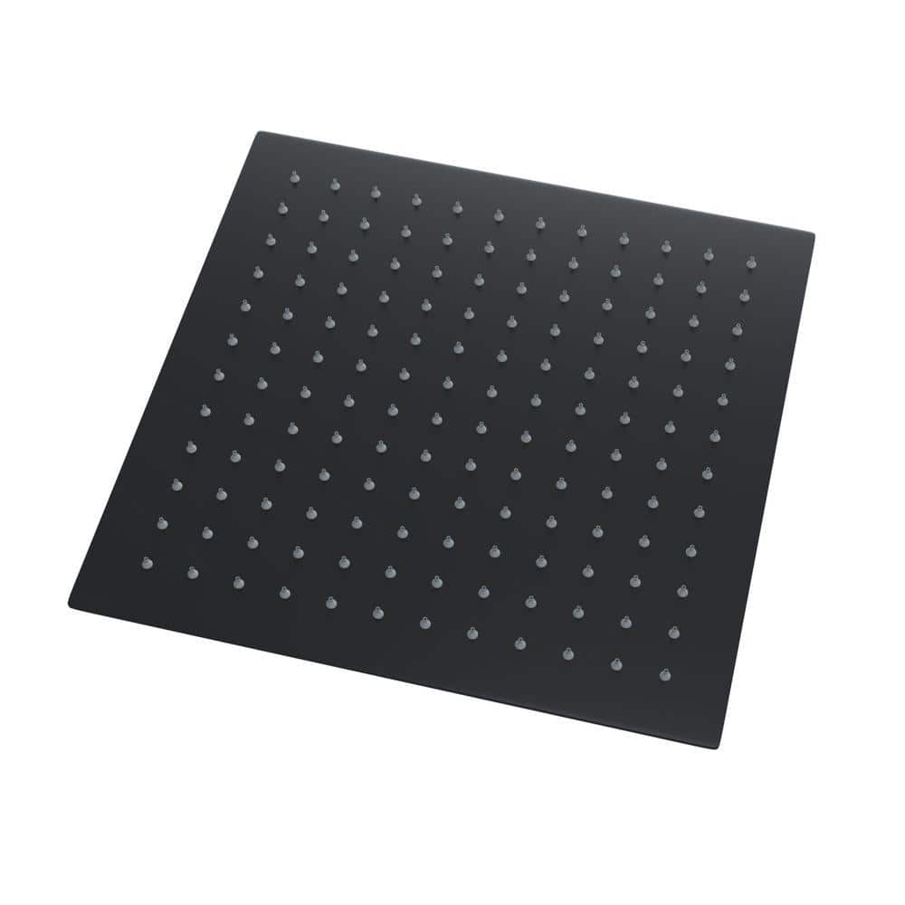 LORDEAR 1-Spray Patterns 10 in. Square Ceiling Mount Rainfall Fixed ...