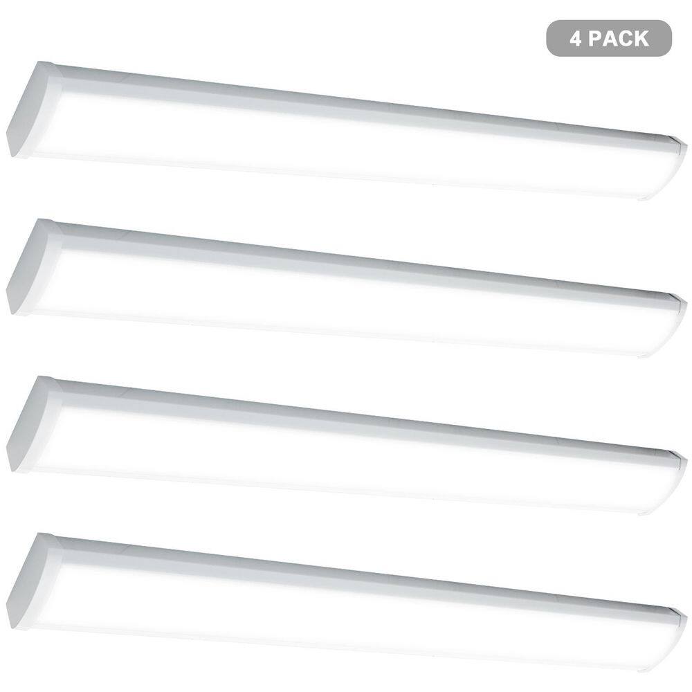 Reviews for RUN BISON 4 ft. White 5520 Lumens Integrated LED Wraparound ...