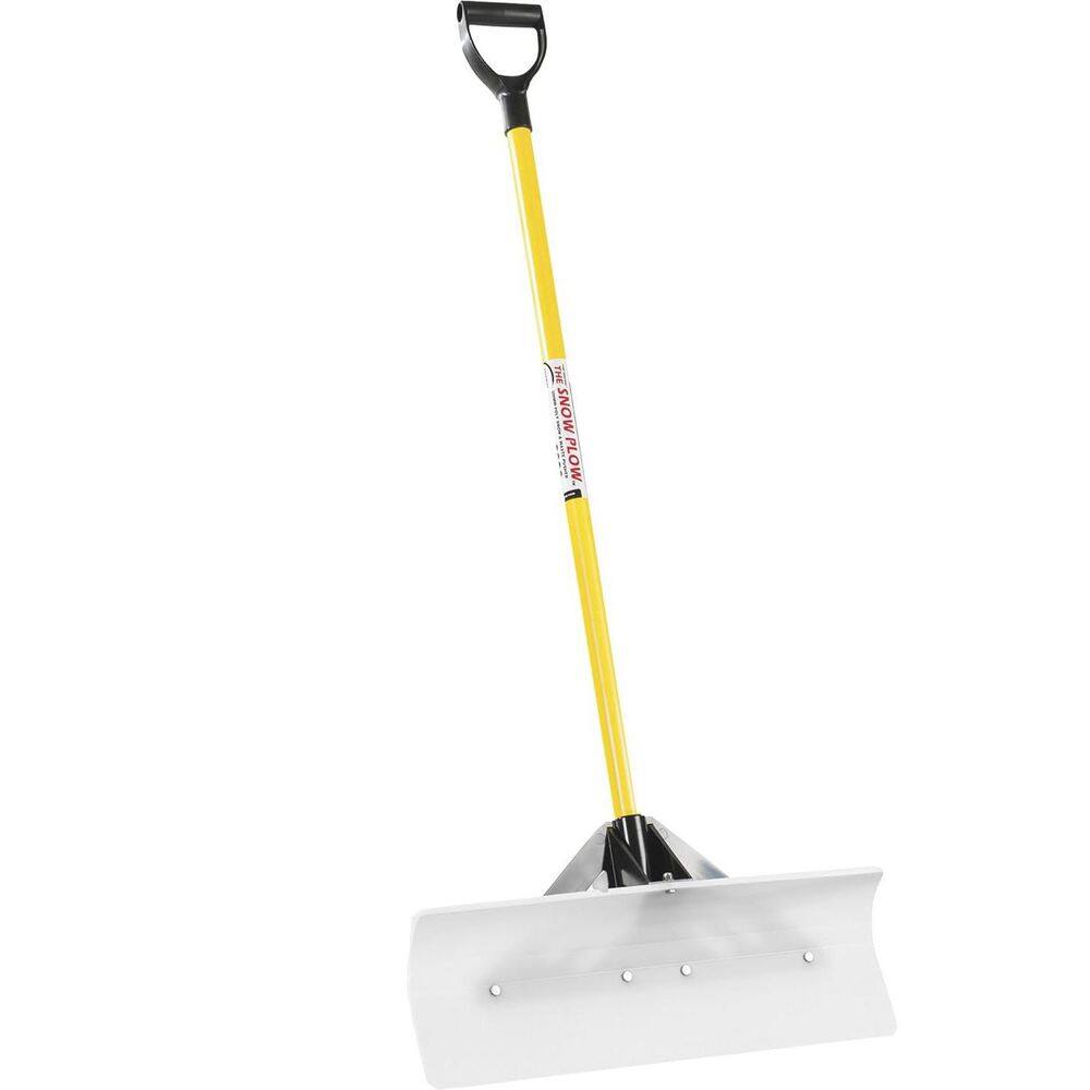 Primehome 48 in. L Durable Fiberglass Handle Large Head Aluminum Scoop ...