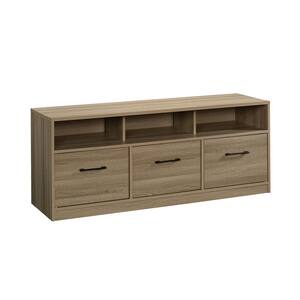 SAUDER Beginnings 42 in. Summer Oak Wood TV Stand with 2 Drawer Fits ...