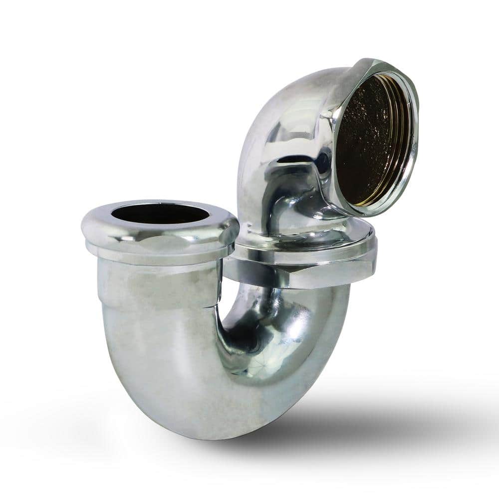 PLUMBFLEX 1-1/2 in. IPS x 1-1/4 in. LA Pattern Trap for Tubular Drain ...