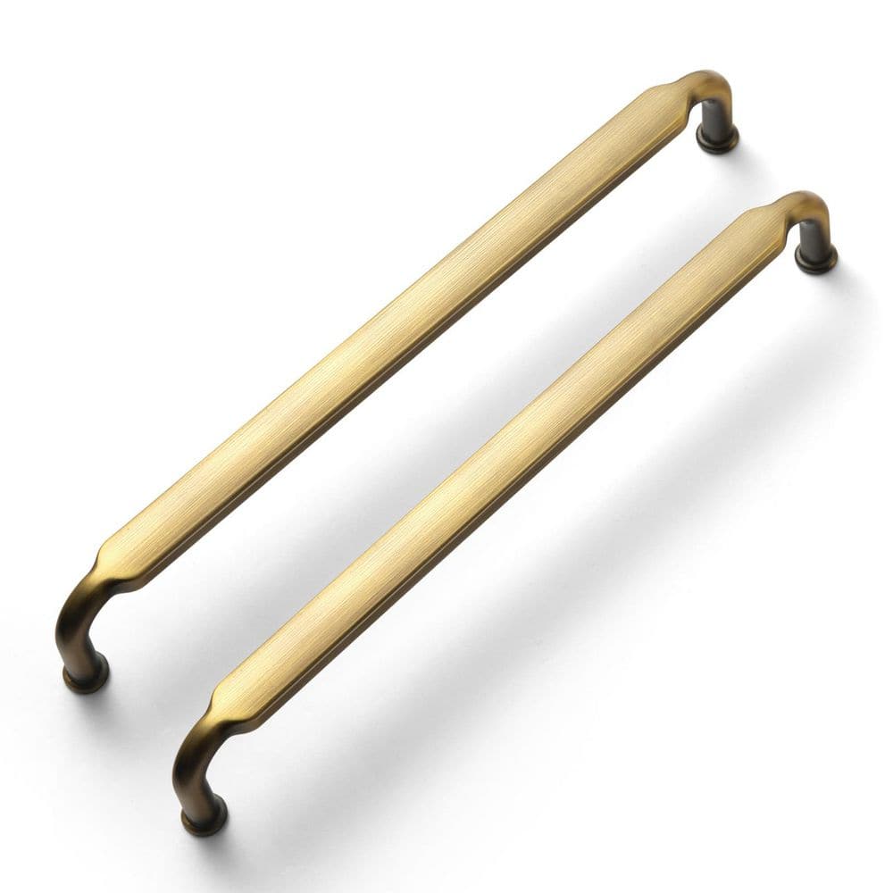 Goo-Ki 12-Pack 7-9/16 in. (192mm) Modern Brushed Bronze Zinc Alloy ...