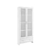Home Source Industries Home Source Display Storage Cabinet in White ...