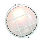 Access Lighting Nauticus 1-Light White Outdoor Bulkhead Light with ...