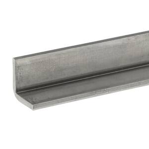 Everbilt 1 in. x 3 ft. - 1/8 in. Thick Plain Steel Angle 0807 - The ...