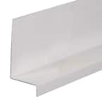 Amerimax Home Products 3 in. x 8 ft. White Galvanized Steel Deck Ledger ...