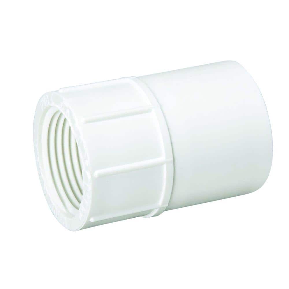 Mueller Streamline 1/2 in. PVC Schedule 40 Pressure Slip x FIPT Female ...