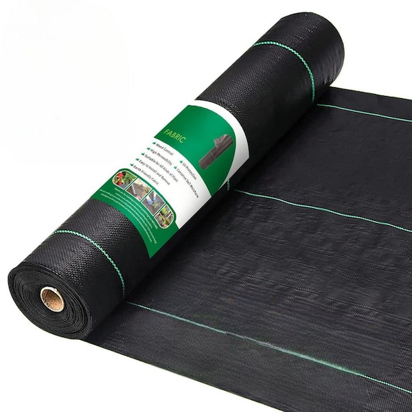 Weed Barrier Landscape Fabric 3 ft. x 100 ft. Heavy Duty Gardening Weed ...