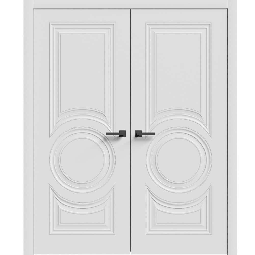 Sartodoors 7801 84 in. x 80 in. Sold Core White Color Wood Interior ...