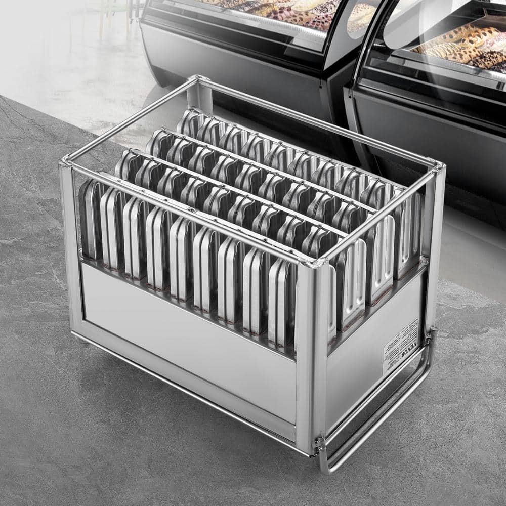 VEVOR Commercial Popsicle Molds 40-Piece Round-Head Ice Pop Molds ...