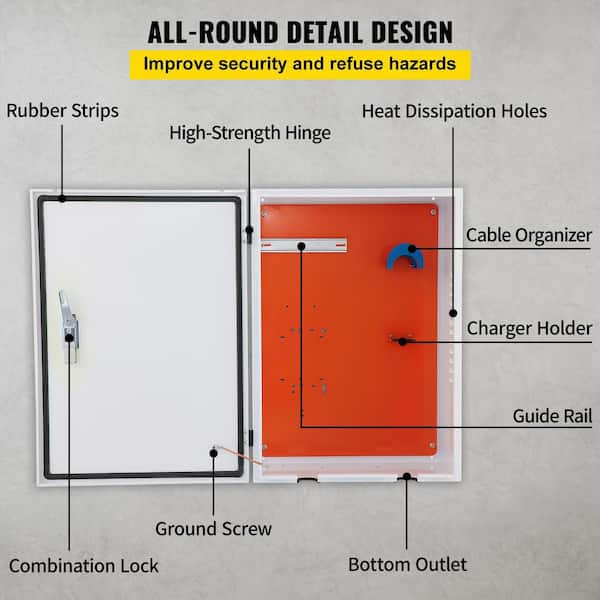 Universal Charger Box Ev Charger Box - Waterproof Lockable Enclosure ...