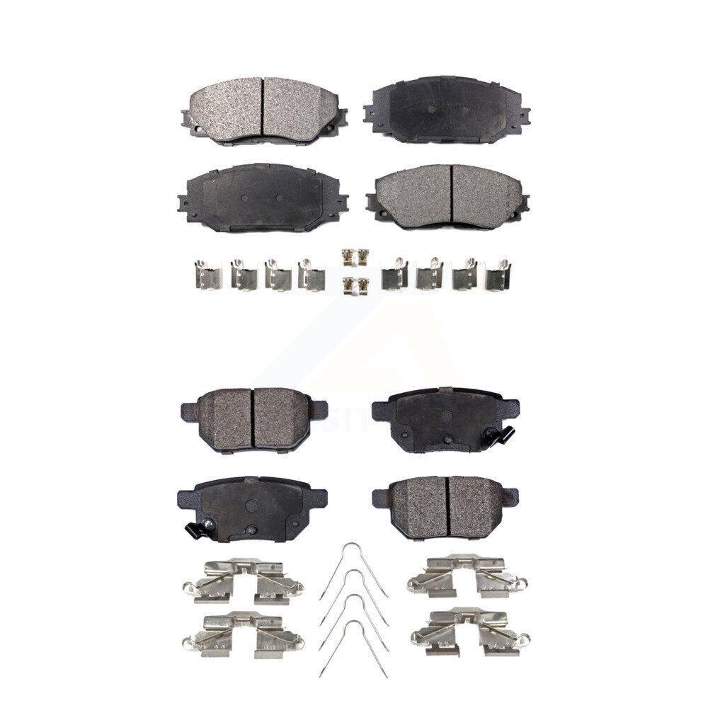 TEC Front Rear Ceramic Brake Pads Kit For Toyota Corolla Scion xB ...
