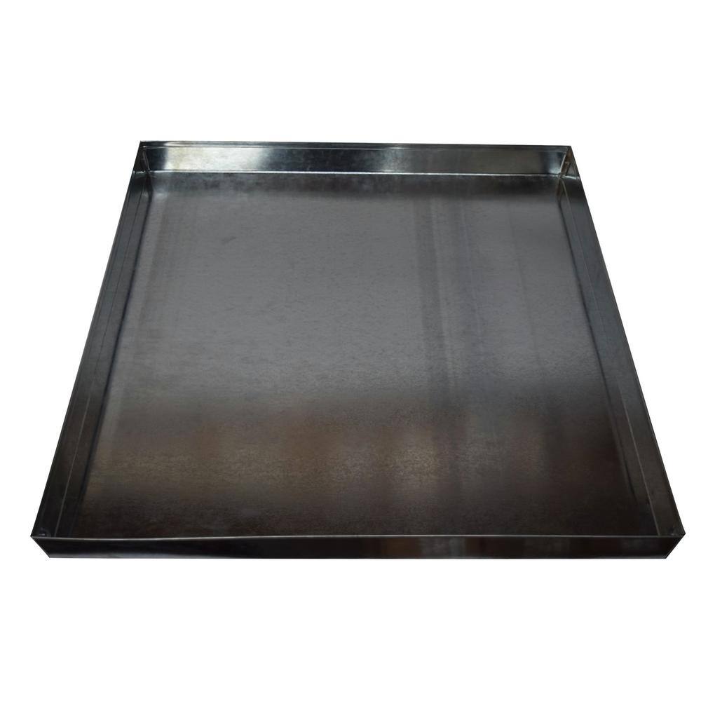 UNIVERSAL METAL SOLUTIONS 29 in. x 29 in. x 2 in. 26-Gauge Galvanized ...