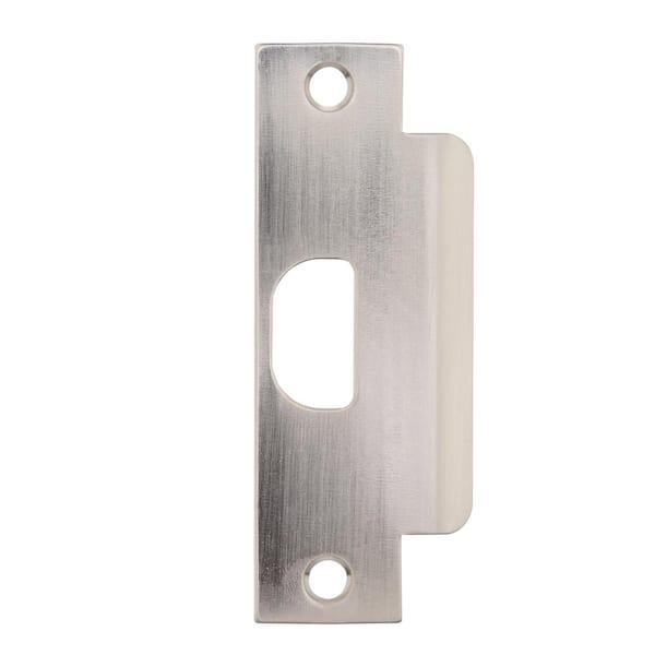 Defiant Satin Nickel ASA Latch Strike 70232 - The Home Depot