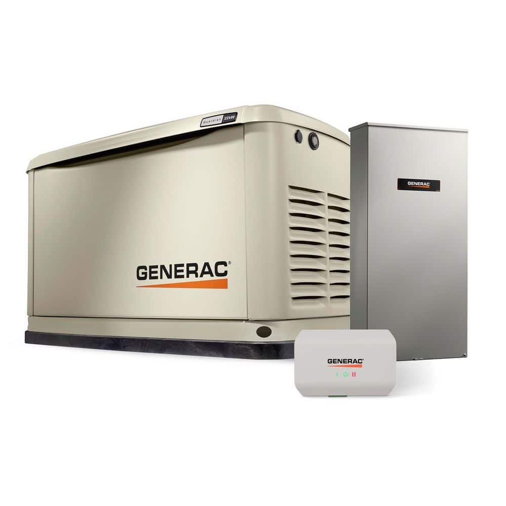 Generac 22,000 Watt Dual Fuel Standby Generator with Smart Home ...
