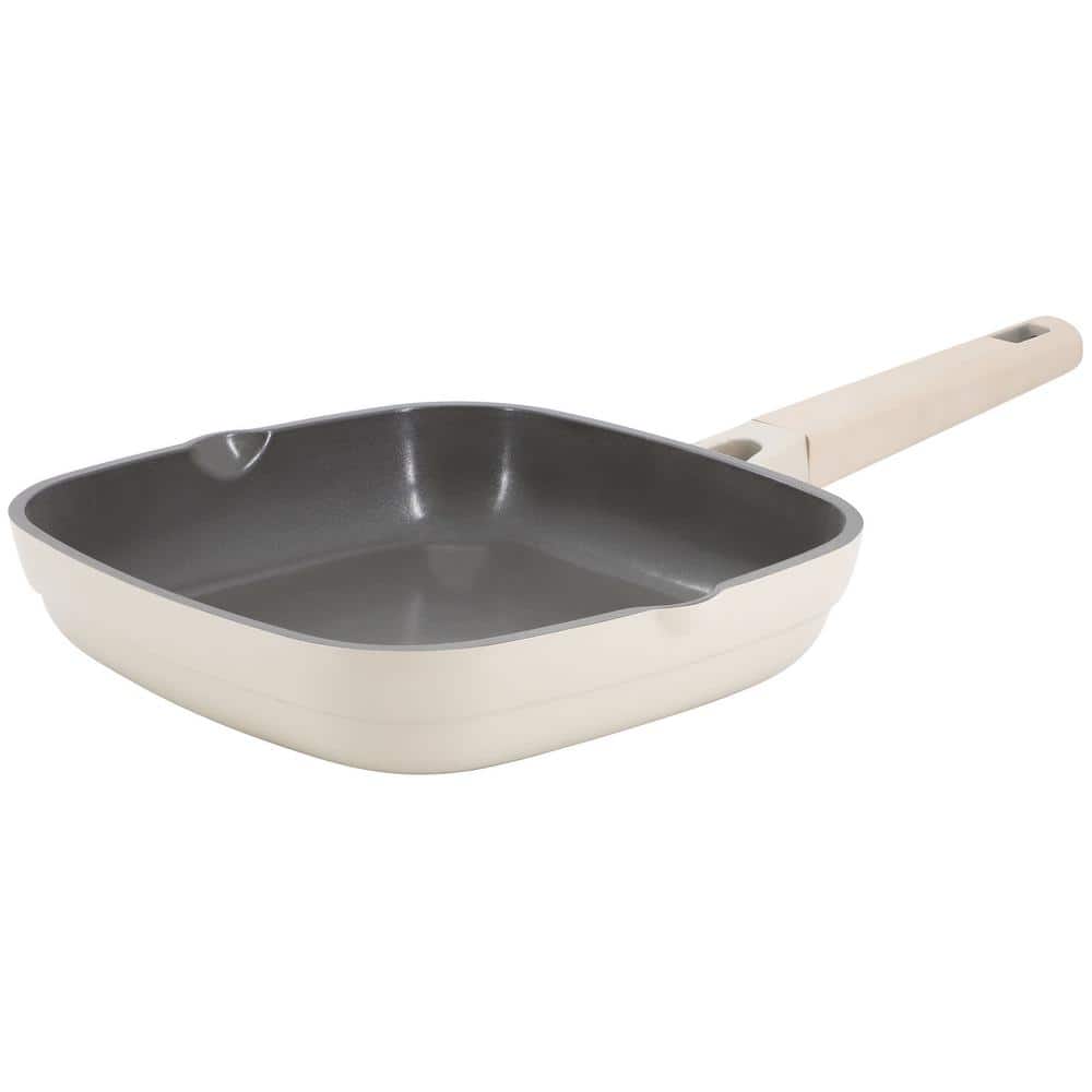 Gibson Elite Lancaster 9.4 in. Ceramic Nonstick Aluminum Square Frying ...