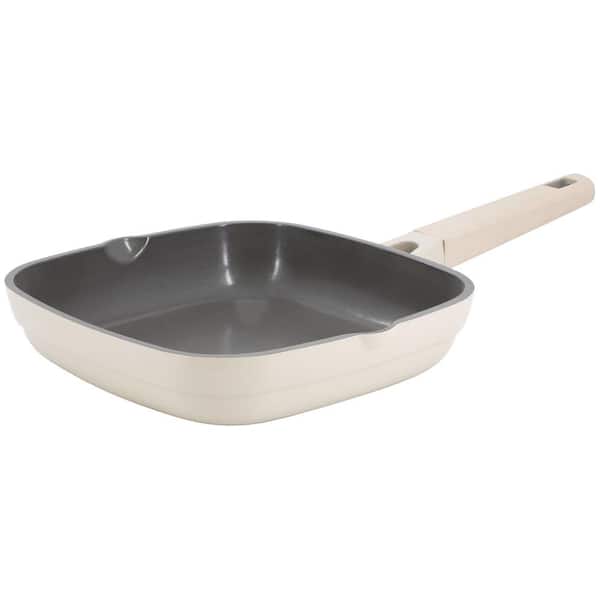 Gibson Elite Lancaster 9.4 in. Ceramic Nonstick Aluminum Square Frying ...