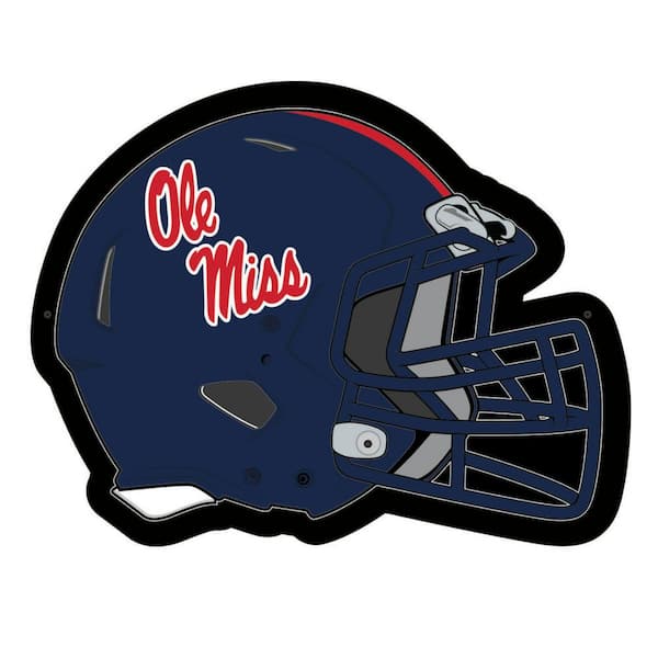 Evergreen Ole Miss Helmet 19 in. x 15 in. Plug-in LED Lighted Sign ...