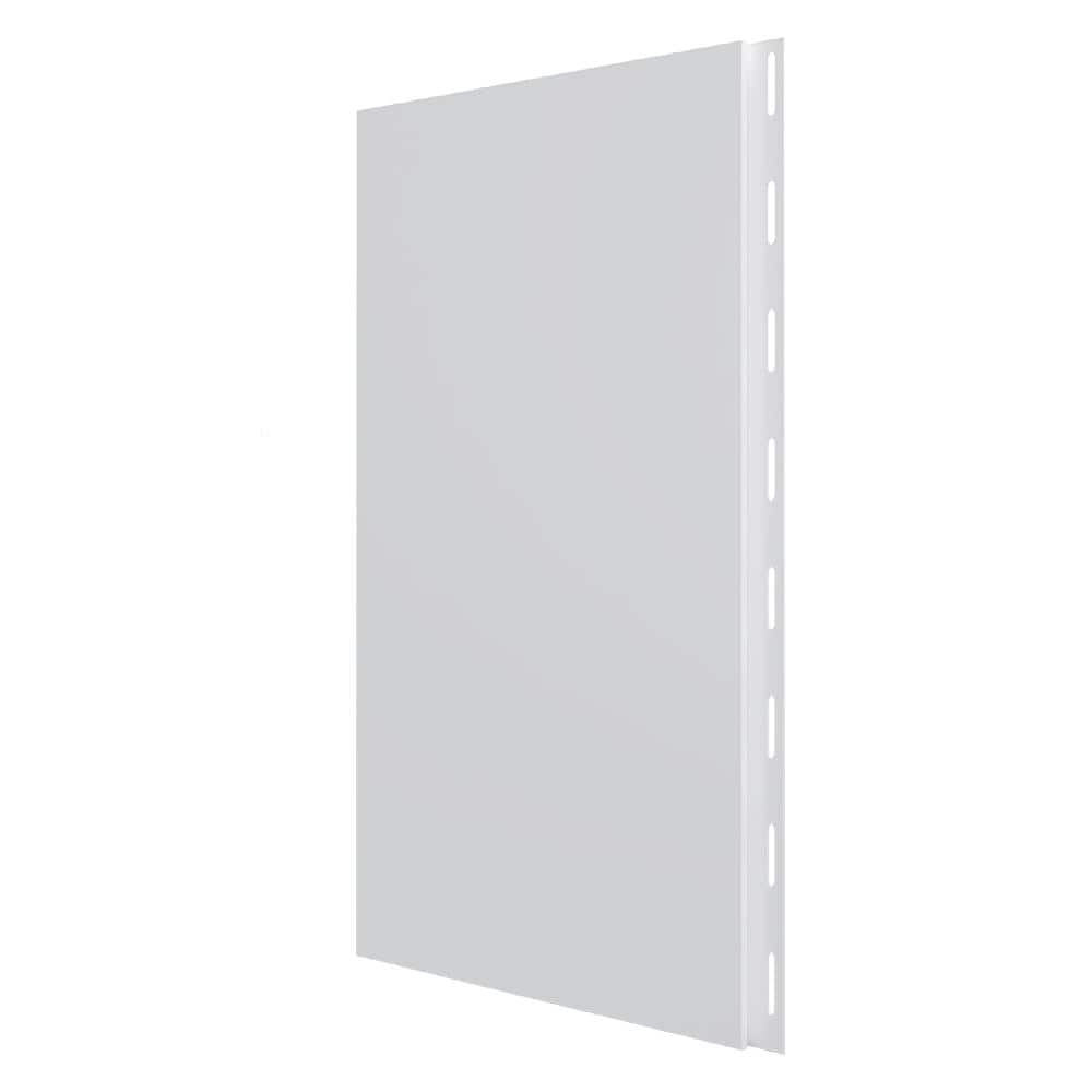 Trusscore 1/2 in. x 16 in. x 12 ft. White Wall&CeilingBoard Board ...