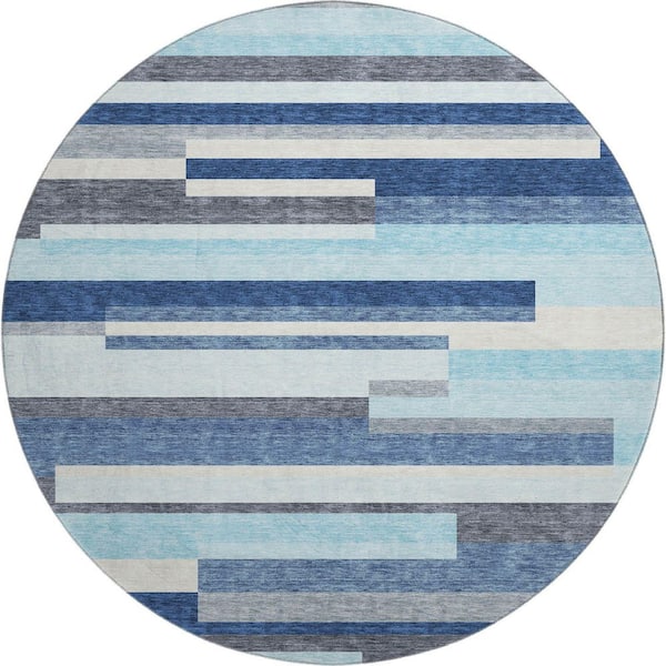 Addison Rugs Mayfield Premium Machine Washable Abstract AMF956 Blue 8 ...