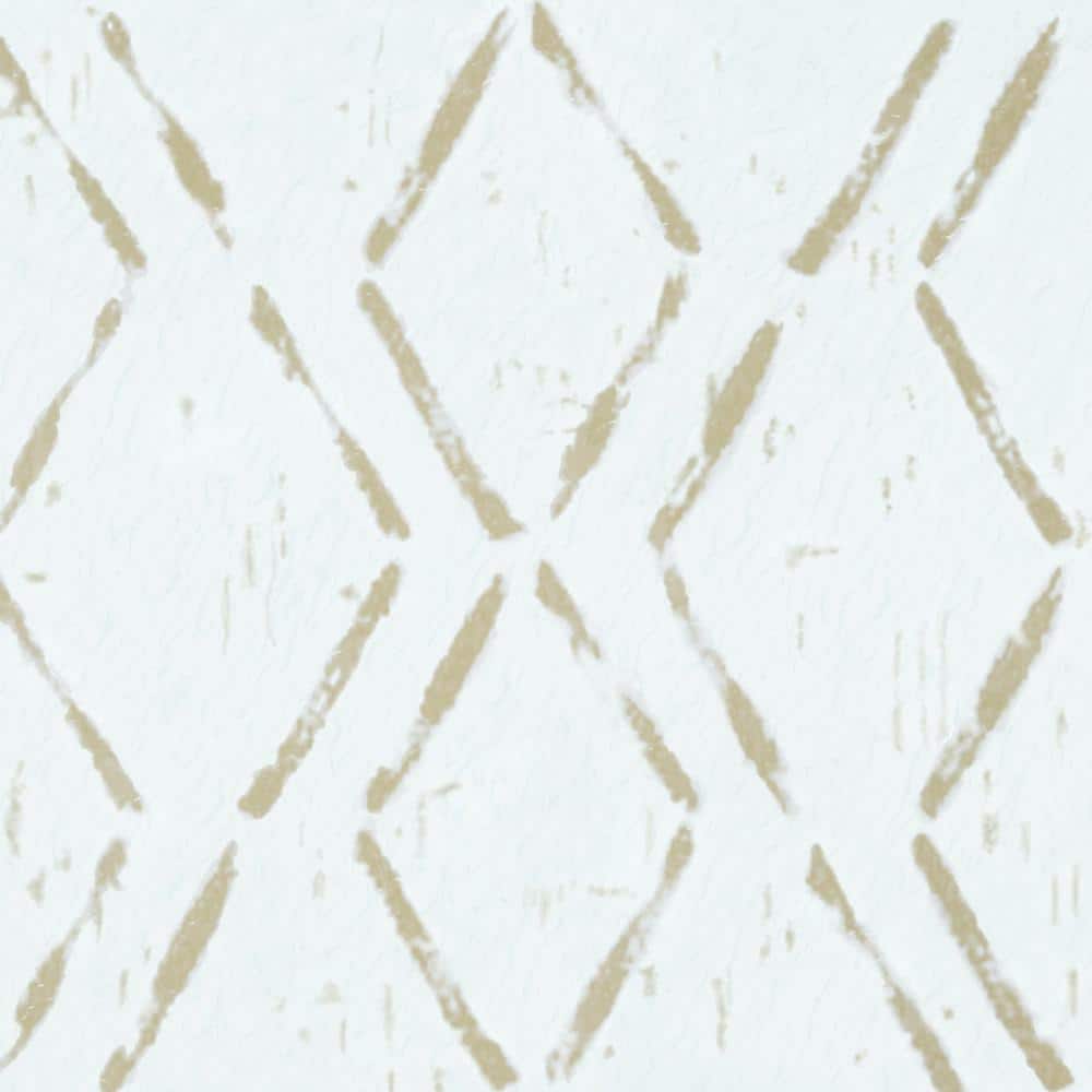 ACHIM Retro 12 in. W x 12 in. L Diamond Tan Water Resistant Peel and ...