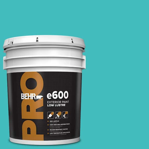 BEHR PRO 5 Gal. #P460-4 Lagoon Rock Low Luster Exterior Paint PR62005 ...