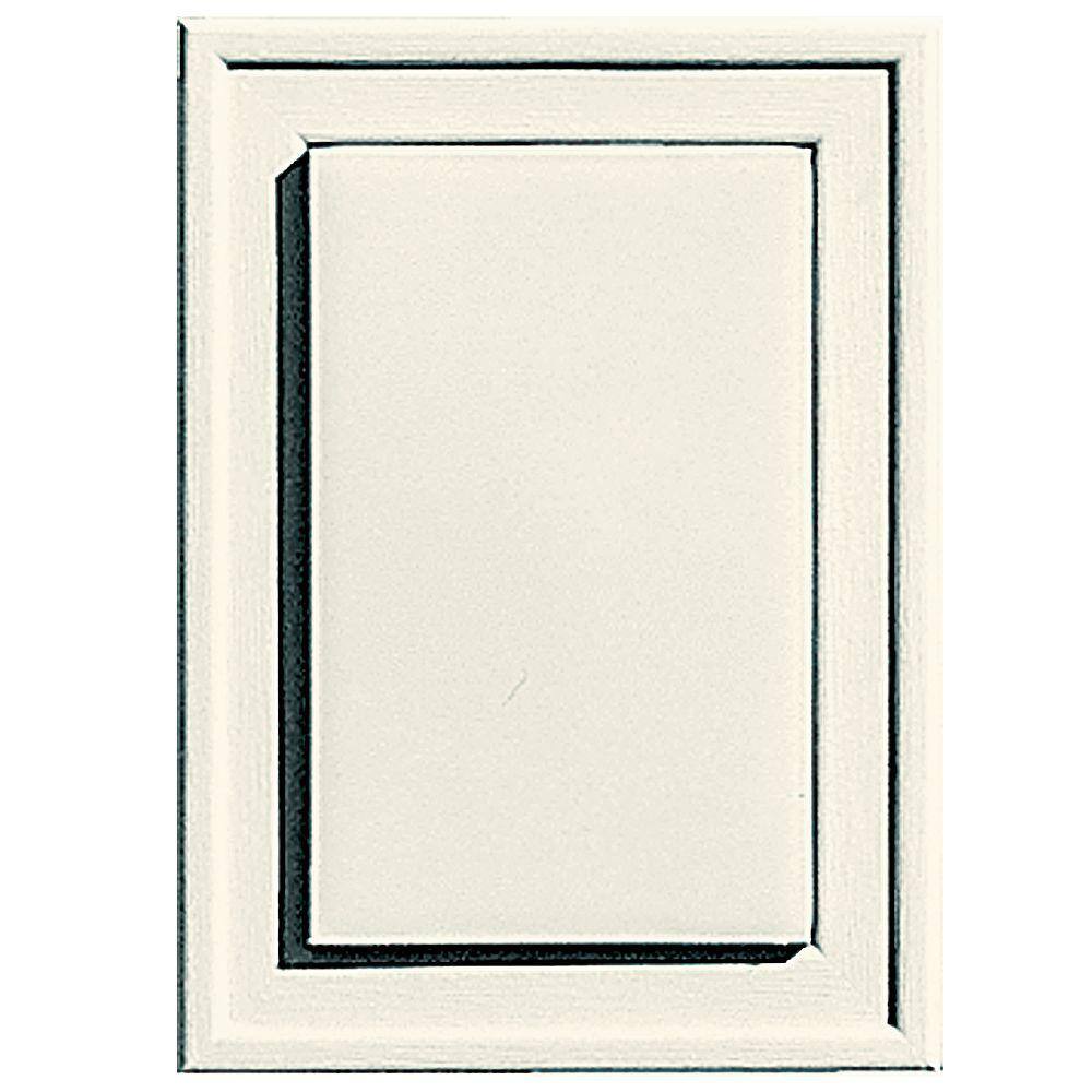 Builders Edge 4.5 in. x 6.25 in. #034 Parchment Raised Mini Universal ...