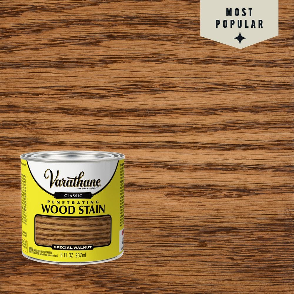 Varathane 8 oz. Special Walnut Classic Wood Interior Stain 339732 - The ...