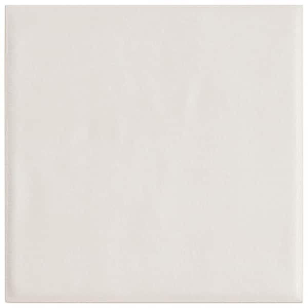 Ivy Hill Tile Stacy Garcia Avento White 4.64 in. x 0.32 in. Matte ...