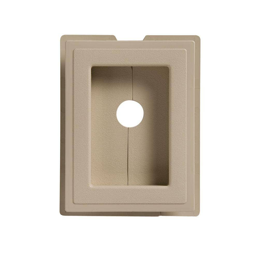 Ply Gem Split Recessed Mounting Block Wicker MBLKRHA7H - The Home Depot