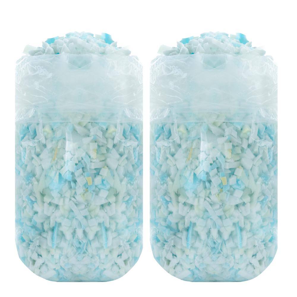 Wellco 10 lbs. Shredded Memory Foam Filling for Pillows, Bean Bags ...