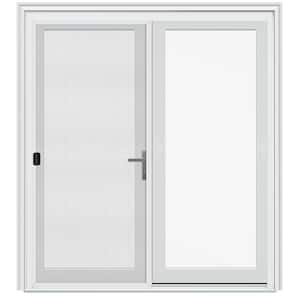 JELD-WEN 60in. x80 in. F4500 Right-Hand/Inswing Primed Fiberglass ...