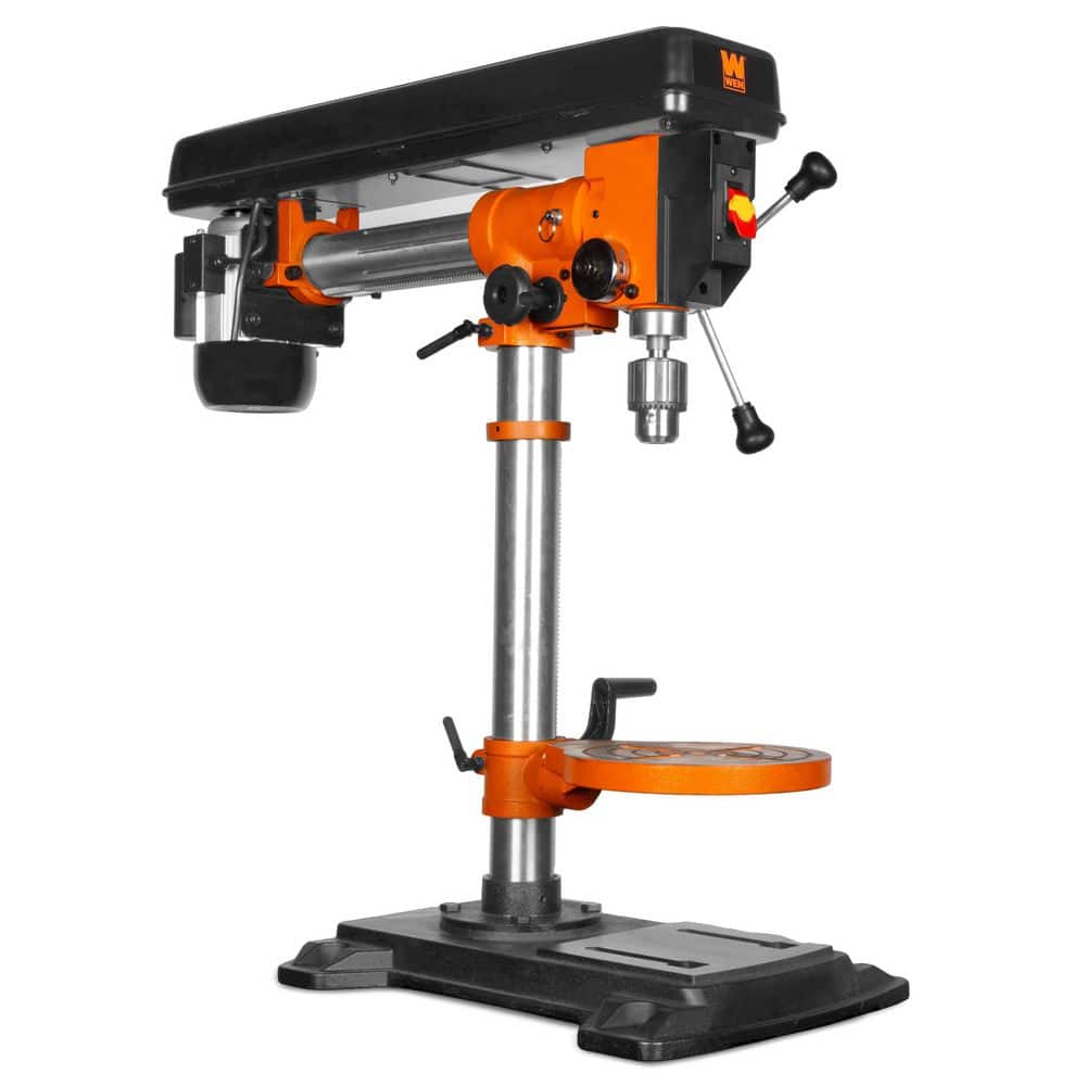 WEN 6.2 Amp 33 in. Cast-Iron Radial Arm Drill Press, Benchtop Design ...
