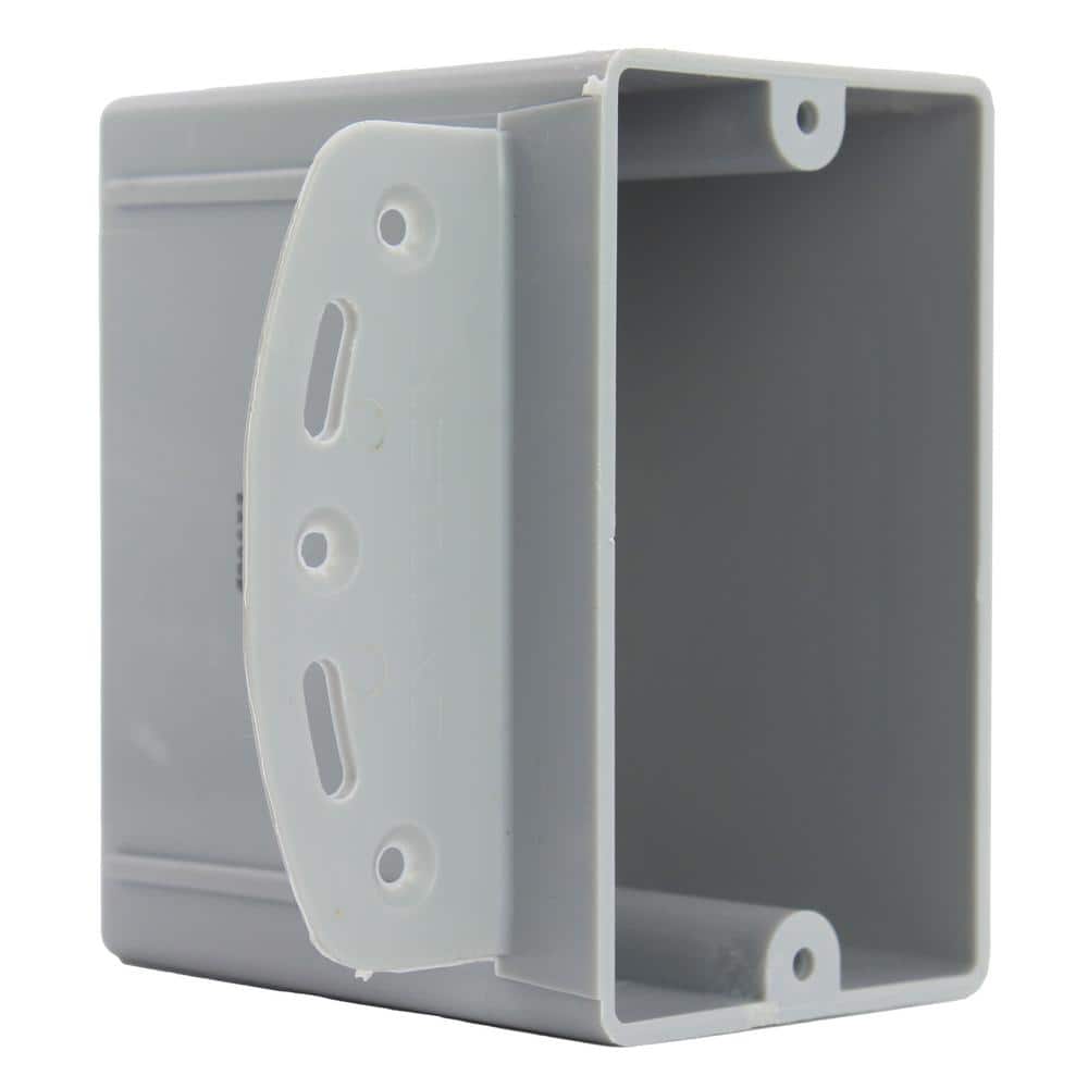 Cantex New Work 1-Gang 20 cu. in. Electrical Outlet Box and Switch Box ...